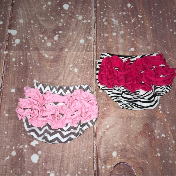 Bottoms | Ruffled Diaper Cover Set 3m 36m | Poshmark